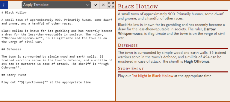 Writing markdown – The Goblin's Help