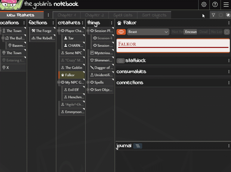 The Goblin's Help – Your guide to The Goblin's Notebook